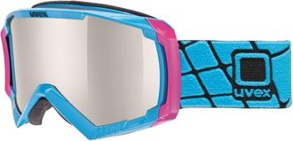 Uvex Skibrille Apache II, Pink/Cobalt, One Size