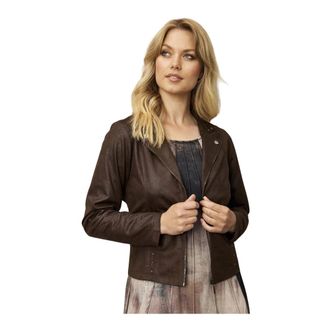 In Front Braune Mapelina Jacke Blazer - - Jackets - Damen - Braun - S