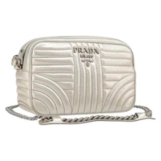 Prada Sac bandouli&egrave;re vintage doccasion - Femme - Pre-owned - Beige - Taille: ONE Size