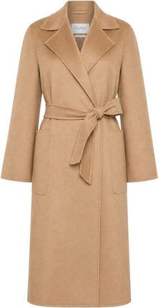 Max Mara Knielanger Mantel - Nude