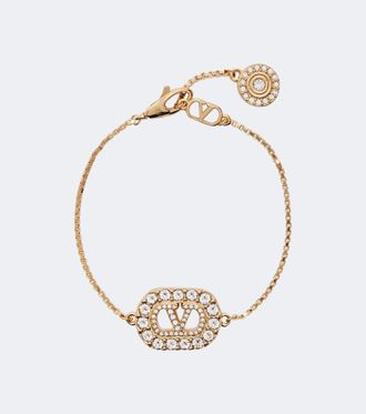 Valentino Bracelet VLogo &agrave; cristaux Swarovski