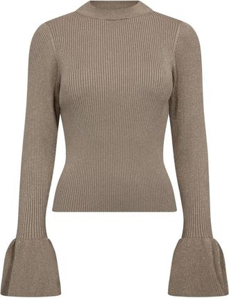 Co'Couture Damen, Strickwaren, Braun, LGr&ouml;&szlig;e