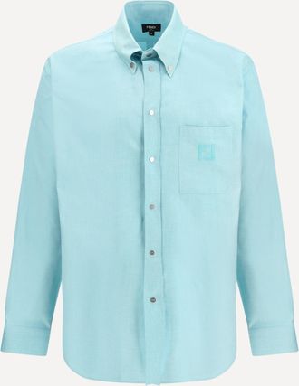 Fendi Oxford cotton Shirt Male S