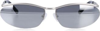 The Attico Femme, Accessoires, Gris, Taille: ONE Size Cat Eye Lunettes de soleil