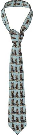 Generic Cravate DAffaires Bergers Allemands Classique Tie &Eacute;l&eacute;gant Cravates Homme Pour &Eacute;v&eacute;nements F&ecirc;te Accessoires