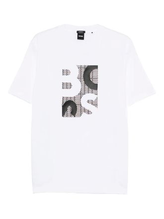 BOSS t-shirt à imprimé graphique - Blanc