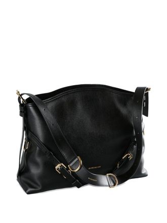 Givenchy Womens Shoulder Bag Voyou Medium Black Calfskin