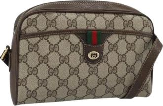 Gucci Sac bandouli&egrave;re vintage doccasion - Femme - Pre-owned - Beige - Taille: ONE Size