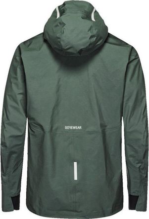 Gore Laufjacke Gore Wear Concurve GTX Logo Jacket Herren Slate Green White