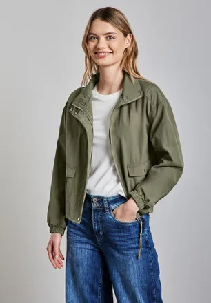 Street One Kurzjacke aus softem Materialmix