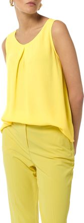 Comma Viskosebluse mit Cr&ecirc;pestruktur