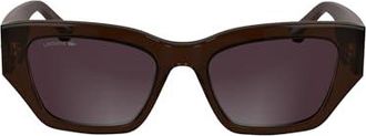Lacoste Womens Sunglasses L6053S/N - Dark Brown with Lens