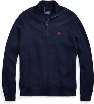 Polo Ralph Lauren Pull &agrave; col zipp&eacute;