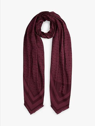 Tommy Hilfiger &Eacute;charpe TH Monogram avec laine