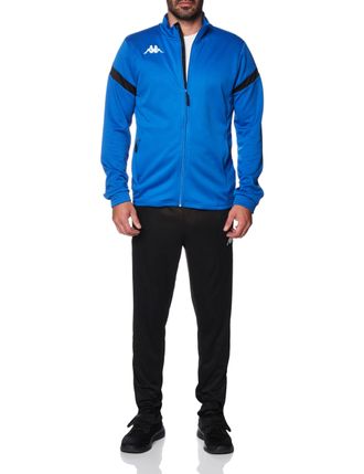 Kappa Herren Dalcito Trainingsanzug, Blau/Schwarz, XL