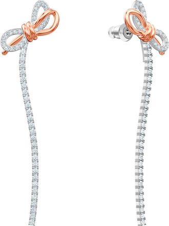 Swarovski Lifelong Schleifen-Ohrringe - - Accessories - Damen - Wei&szlig; - ONE SIZE