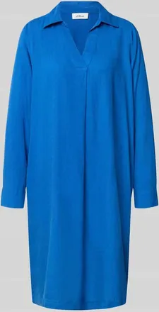 s.Oliver Red Label Figurumspielendes Freizeitkleid aus Leinen-Viskose-Mix