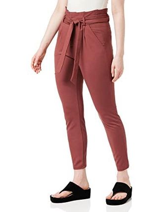 Vero Moda Vero Moda Femme Vmeva HR Loose Paperbag Pant Noos Short Not Applicable, Sable, L/32