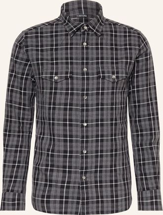 Tom Ford Hemd Slim Fit grau