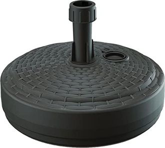 Prosperplast 10 kg Polyethylen -Regenschirm -Basis 39 x 39 x 13 cm in Schokoladenfarbe