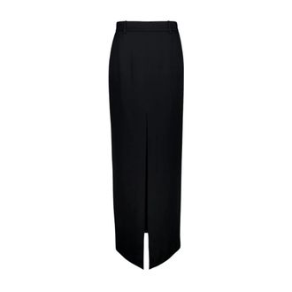 Tom Ford Crepe Envers Satin Tailored Skirt - - Skirts - Damen - Schwarzk - XS