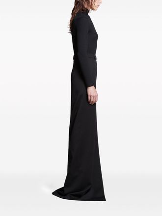 Balenciaga Tailored Floor-Length Skirt - Black