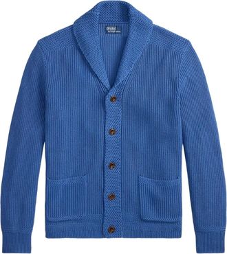 Polo Ralph Lauren Cardigan mit Schalkragen - Blau