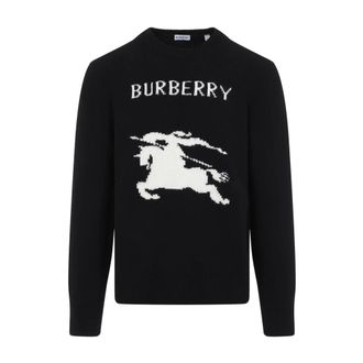 Burberry Homme, Pulls, Noir, Taille: L SweaT-shirt Noir Luxueux
