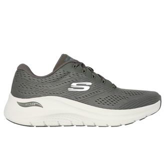 Skechers Womens Arch Fit 2.0 Big League Sneaker, olivgrün, 7 UK Wide