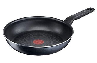 T-fal XL Force Bratpfanne 32 cm extragroß, Antihaftversiegelung, robust, Thermo-Signal bei optimaler Brattemperatur, nicht induktionsgeeignet, backofengeeig