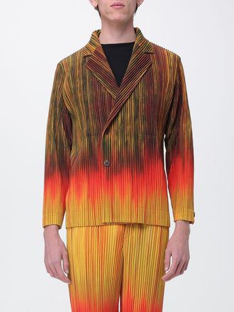 Homme Pliss&eacute; Issey Miyake Veste Homme couleur Rouge