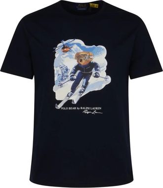 Polo Ralph Lauren Homme, Tops, Noir, Taille: S T-Chemises