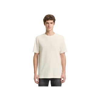 Tom Tailor Tee Shirt gaufr&eacute; - cr&egrave;me