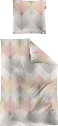 Irisette Bettwäsche Mako-Satin bunt Größe 1x 135x200 cm + 1x 80x80 cm