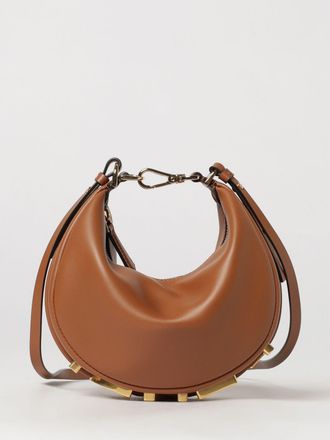 Fendi Mini sac graphy en cuir de veau avec logo litt&eacute;ral