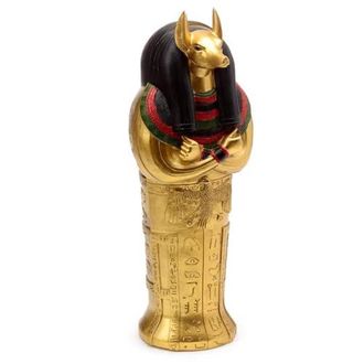 Puckator ES23 Figurine Sarcophage Anubis et Momie Or/Noir
