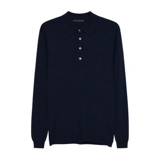 low brand Langarm-Poloshirt - - Tops - Herren - Schwarzk - XL