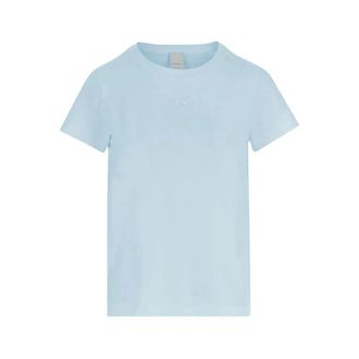 Pinko Pinko, Femme, Tops, Bleu, Taille: 42 FR T-shirt Bussolotto