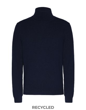 8 by YOOX CASHMERE ESSENTIAL ROLL-NECK SWEATER