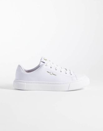 Fred Perry Baskets en cuir - Blanc
