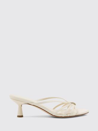 Aeyde Sandales &agrave; Talons Femme couleur Jaune Cr&egrave;me