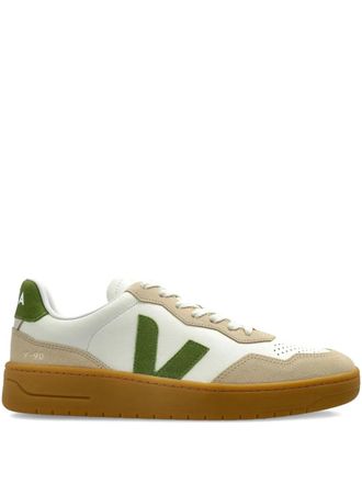 Veja baskets V-90 en cuir - Blanc