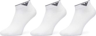 Emporio Armani Kurze Socken EW000584 AF25644 U1131 Wei&szlig;