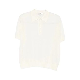 Frame Denim Crea Polo Shirt - - Tops - Damen - Wei&szlig; - S