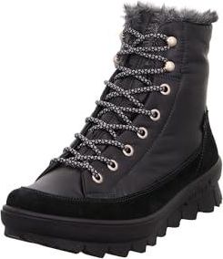 Legero Femme Novara Gore-tex doublée Chaude Botte de Neige, Noir 0200, 41 EU