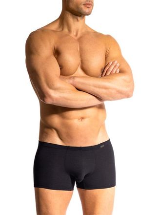 Olaf Benz Herren Trunk blau Baumwolle unifarben