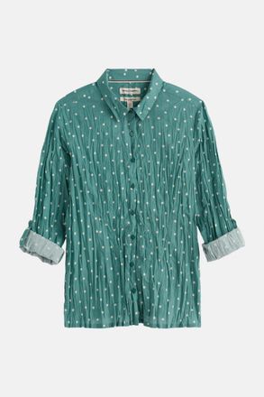 Seasalt Cornwall Seasalt Bluse Larissa Damen T&uuml;rkis Hellblau Punkte Spot