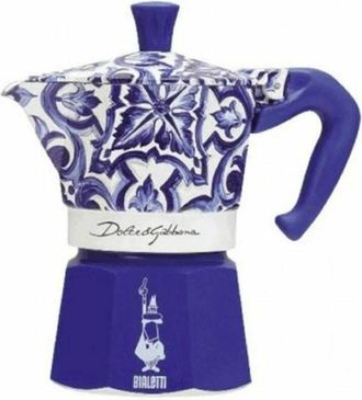 Bialetti Kaffeemaschine Bialetti Moka Express Aluminium Blau 6 Tassen