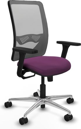 Piqueras y Crespo B&uuml;rostuhl aus Netzgewebe mit 3D-Armlehnen, h&ouml;henverstellbare Lendenwirbelst&uuml;tze. Ausgestattet mit 3 Positionen und Schneidschaum. Mit Rollen von 65 mm