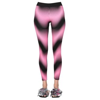 Paco Rabanne Femme, Sport, Rose, Taille: 38 FR Leggings avec Bande Logo